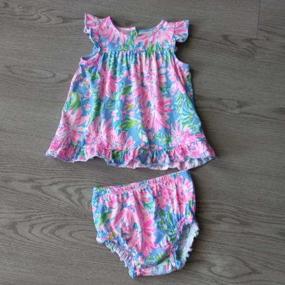 Lilly Pulitzer | Dresses | Lilly Pulitzer Cecily Infant Dress Blue Peri ...